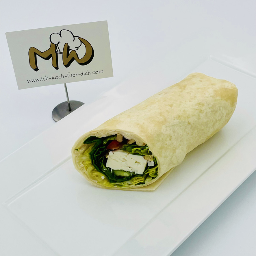 WRAP FETA SPINAT - Michael Wallenta - Ich koch für dich!
